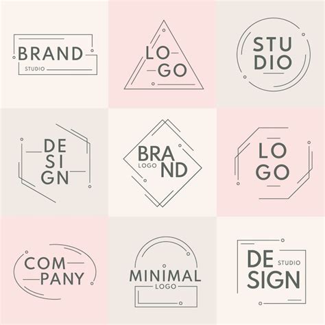 Minimalistisches Logo Design Vektoren Und Illustrationen Zum Kostenlosen Download Freepik