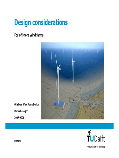 Wind Farm Design From Tudelft University Pdf Wind Turbine Offshore Wind Power
