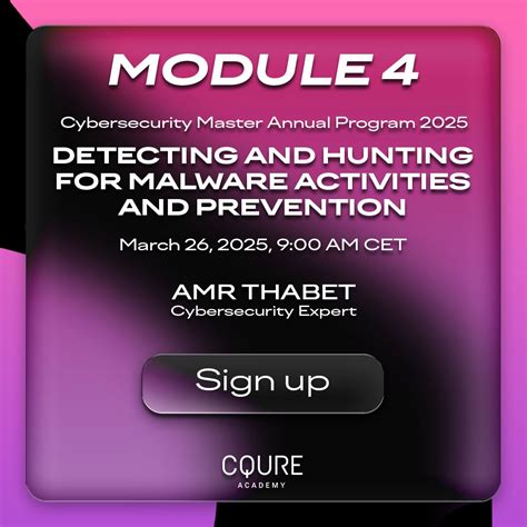 Cybersecurity Malwareanalysis Cyberdefense Cmap2025… Cqure Academy