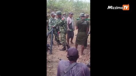 ဆားလင်းကြီးမြို့ ကိုင်းရွာ ဇရပ်ကုန်းတွင် ယာယီတပ်စွဲနေသည့် စစ်ကောင်စီတပ