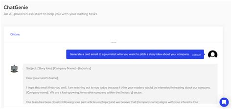 Free Personalized Cold Emails Generator Writecream