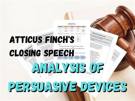 To Kill A Mockingbird Atticus Finchs Closing Speech Analysis Of Persuasive Devices