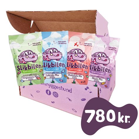 Ultimate Candy Box 4 X 1200g Slik Til Den Ultimative Oplevelse