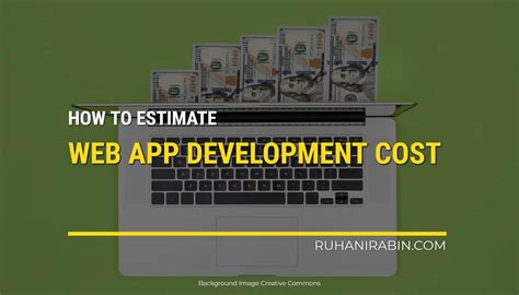 Web App Development Cost How To Estimate It 2025