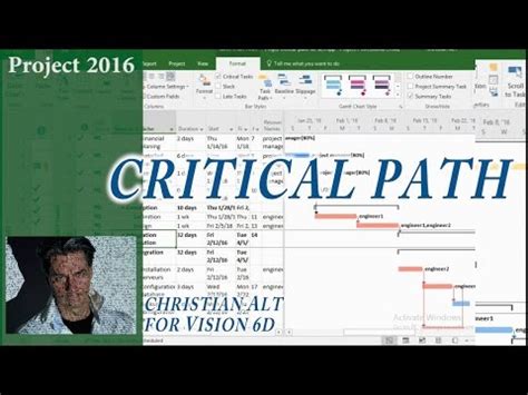 How To Create Critical Path By MS Project 2016