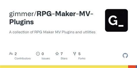 GitHub Gimmer RPG Maker MV Plugins A Collection Of RPG Maker MV