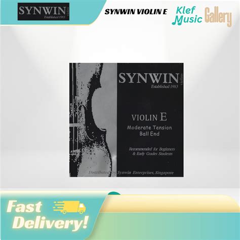 Synwin Violin E Violin Strings Klefmusic Gallery