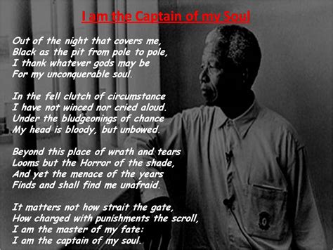 Nelson Mandela Quotes Captain Of My Soul Leben Sprüche