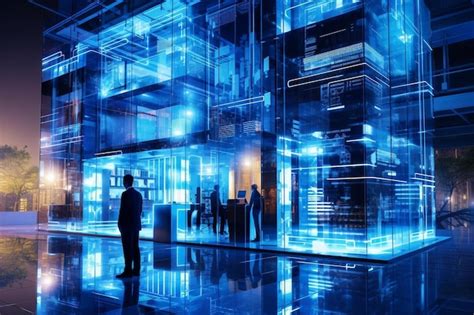 Premium Photo Innovative Fusion Of Iot Devices And Sustainable Architecture Transforming