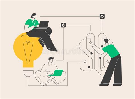 Brainstorming Abstract Concept Vector Illustration Stock Illustration Illustration Of Design