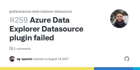Azure Data Explorer Datasource Plugin Failed Issue 259 Grafana
