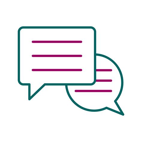 Conversation Vector Icon 13100256 Vector Art At Vecteezy