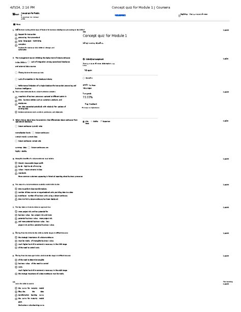 Concept Quiz For Module 1 Coursera 4724 216 Pm Concept Quiz For