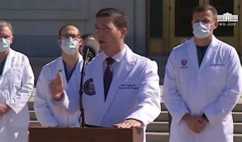 Sean Conley Physician To The President Is The Measurement Menace Of