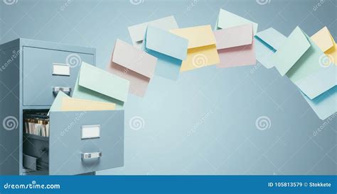 Fast File Transfer Management Stock Illustration Illustration Of Management Corporate 105813579