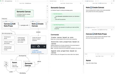 New Plugin Demo Semantic Canvas Robsidianmd