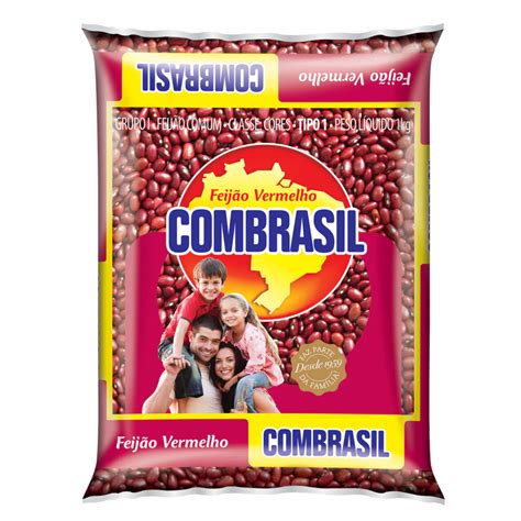 Haricots Rouge Feijão Vermelho Combrasil 1kg