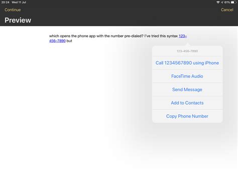 Clickable Phone Number Link In Markdown Preview Scripting Drafts Community