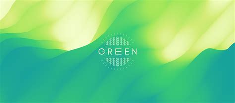동적 효과가있는 추상적 인 배경 생생한 그라데이션이 있는 크리에이티브 디자인 포스터 광고 마케팅 프리젠 테이션을위한 벡터 일러스트 레이션 모바일 화면 녹색에 대한 스톡 벡터