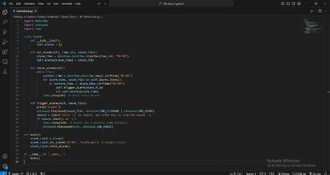 Day 74 Of Python Coding Challenge Alarm Clock Doyin Josephine