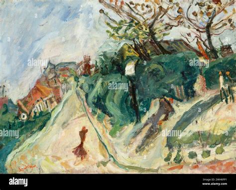 Chaïm Soutine 1893 1943 Russian French Expressionism Paysage Avec