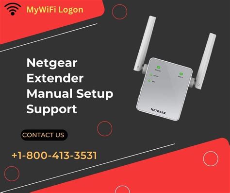 Netgear Extender Manual Setup Support Call 1 800 413 3531 Mywifi