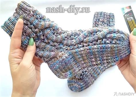ВЯЗАНЫЕ НОСКИ СПИЦАМИ ДЛЯ НАЧИНАЮЩИХ Интересный контент в группе Вязание только описание