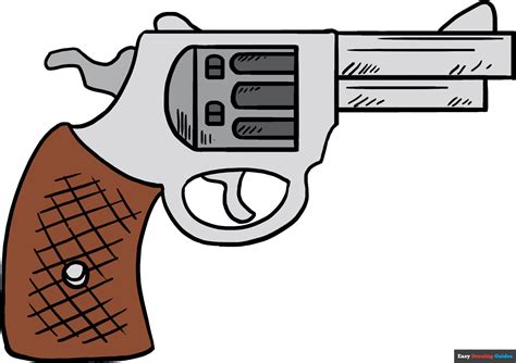 How To Draw Guns Step By Step