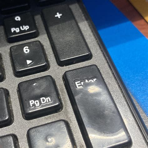 The Enter Key On My Work Keyboard Has An Indent From 10 Years Of Use R Mildlyinteresting