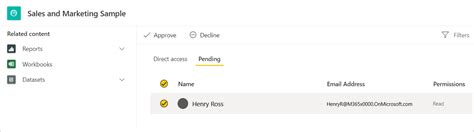 Request Or Grant Access To Dashboards Or Reports Power BI Microsoft Learn
