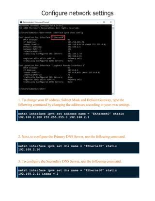 Static IP Addresses Ipv4 Ipv6 Docx
