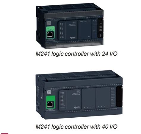 TM Din Rail Schneider Modicon M Logic Controller Current A V DC At Piece