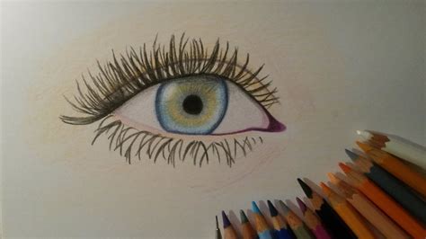 Easy Eye Drawing Color