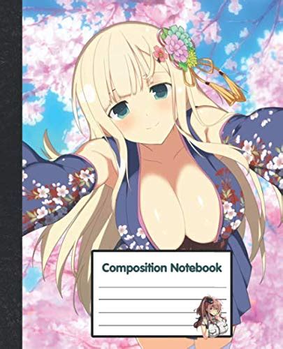 Composition Notebook Anime Sexy Girl Sakura Notebook Journal X Pages College