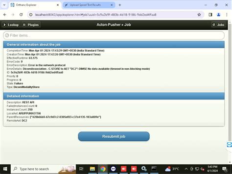 Dicom Association Error General Orthanc Users
