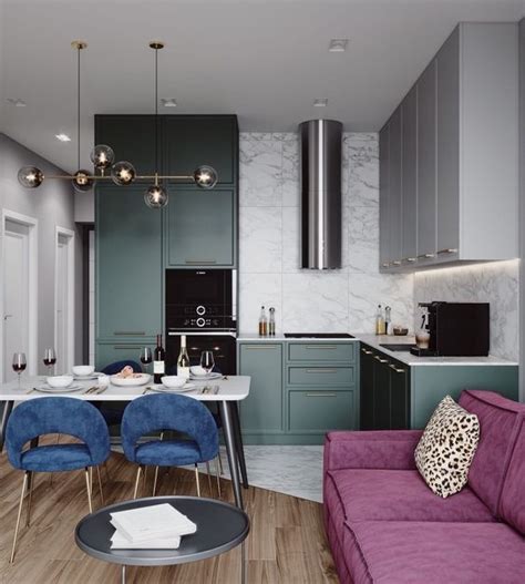 Гaлeрия Розали Идеи за дома Дневна с кухня