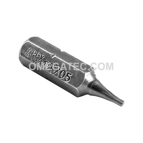 Apex T Torx Power Drive Bit Hex Drive C TX Driver Bits By Omega Technologies