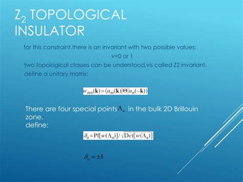 Ppt Topological Insulators Powerpoint Presentation Free Download