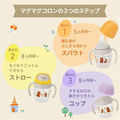 楽天市場マグマグコロン スパウト 5か月頃 ピジョン 赤ちゃん 赤ちゃん用 赤ちゃん用品 ベビー ベビー用 ベビー用品 ベビーグッズ