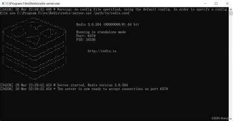 Redis的server双击启动就闪退redis Service秒退 Csdn博客