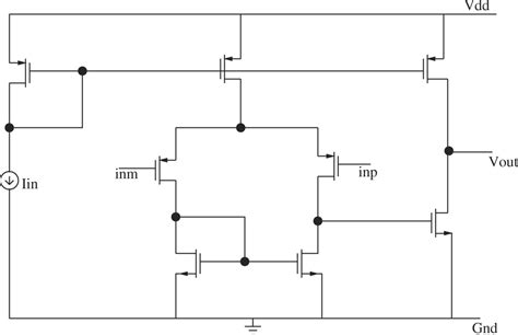 Two Stage Comparator Circuit Download Scientific Diagram