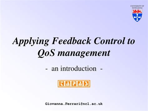 Ppt Applying Feedback Control To Qos Management Powerpoint