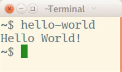 Install Hello World For Linux Using The Snap Store Snapcraft