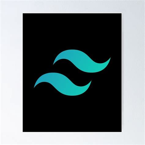 Tailwind Css Mark Css Framework Programmer Coder Poster For Sale By