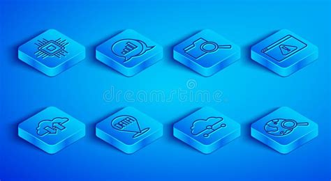 Set Line Processor Cpu Pie Chart Infographic Search With Folder Data