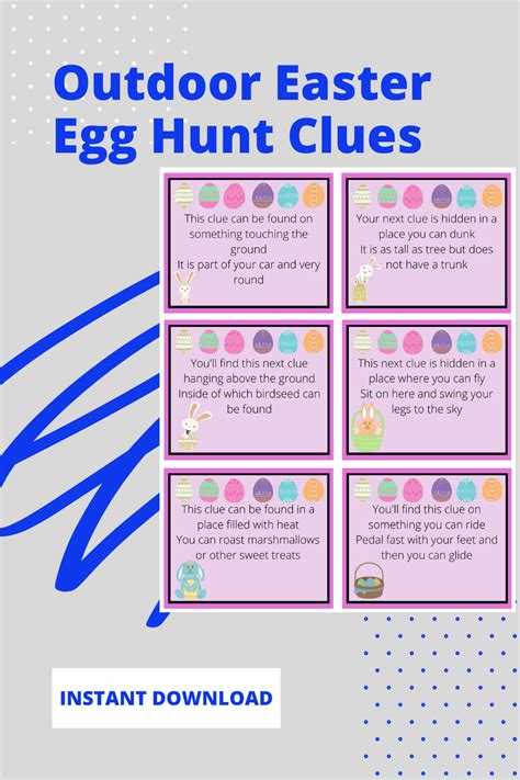 Easter Scavenger Hunt Free Printable These Free Printable Easterfree