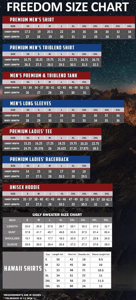 Size Chart Ipa Goods