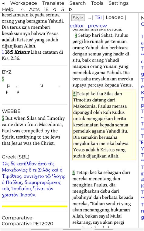 Bibledit Client Does Not Display Byzantine Usfm Resource · Issue 695 · Bibleditcloud · Github