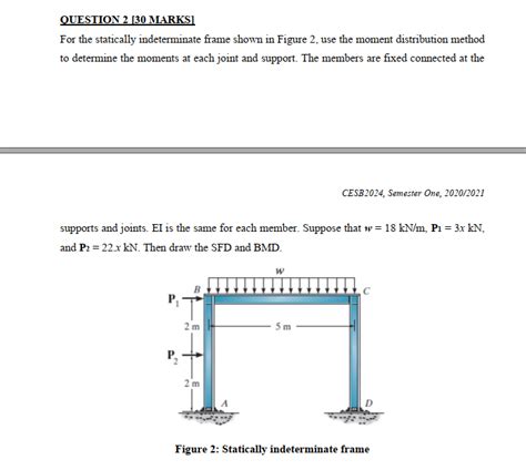 Solved Structrual Analysis Ii Please Solve This Question Chegg