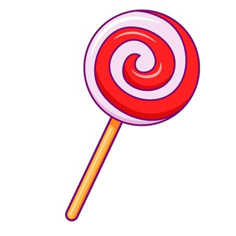 Premium Vector Colored Sugar Candies Candy Set Sweet Caramel Suckers